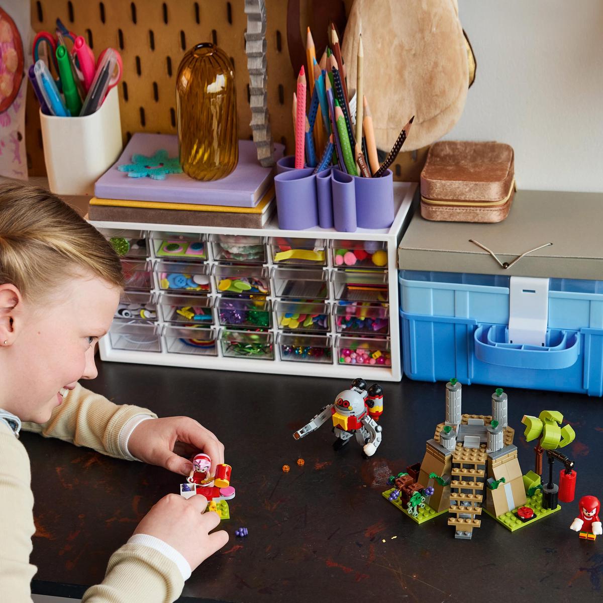 LEGO Sonic the Hedgehog 76998, Knuckles og Master Emerald-helligdommen - Hjem - Lekia.no