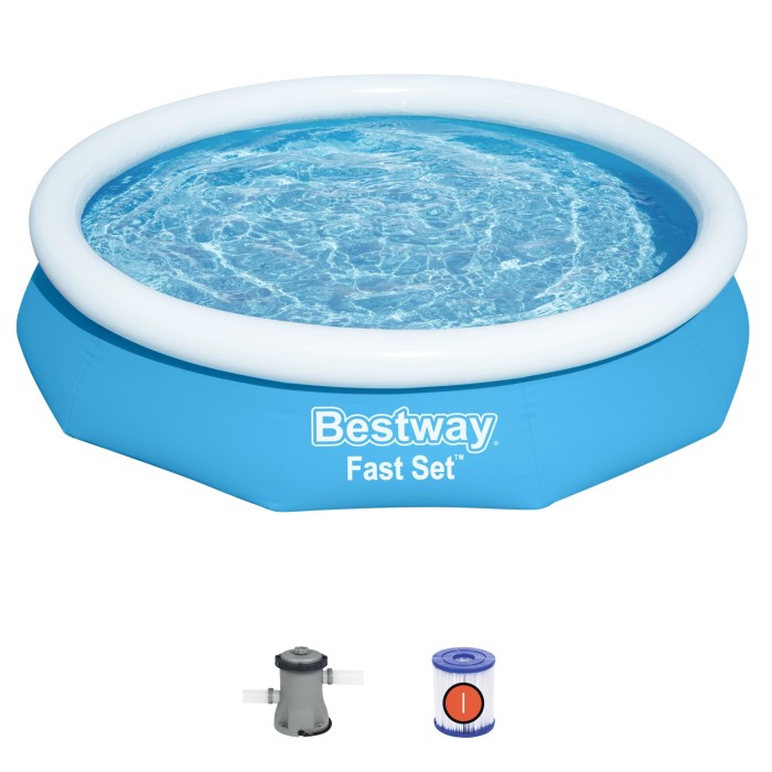 Kjøp Bestway, 3.05M X 66Cm Pool Set på Lekia Kjøp Bestway, 3.05M X 66Cm Pool Set på Lekia